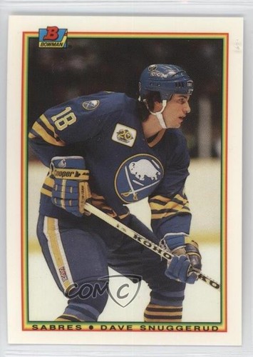 1990-91 Bowman Tiffany Dave Snuggerud #249 Rookie RC | eBay