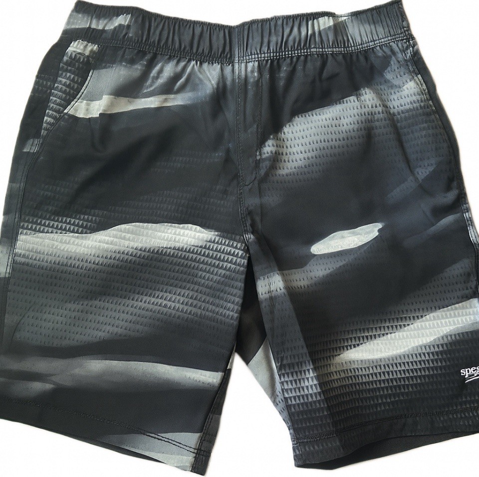 Speedo Tech Volley Swim Shorts, Dark Gray Size S 30/32 UPF 50+ Liner, 3 ...