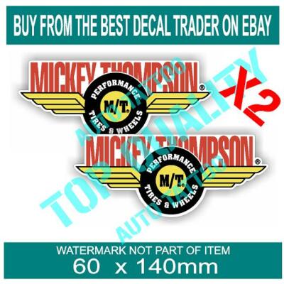 MT SPEED MICKEY THOMPSON Decal Sticker Retro Vintage Americana Decal ...
