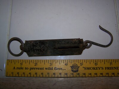 Vintage Spring Scale LF & C No. 3 New York 25 Lb Brass | eBay