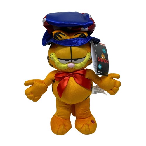 Nickelodeon Patriotic Garfield Animated Dancing Toy Uncle Sam Top Hat ...
