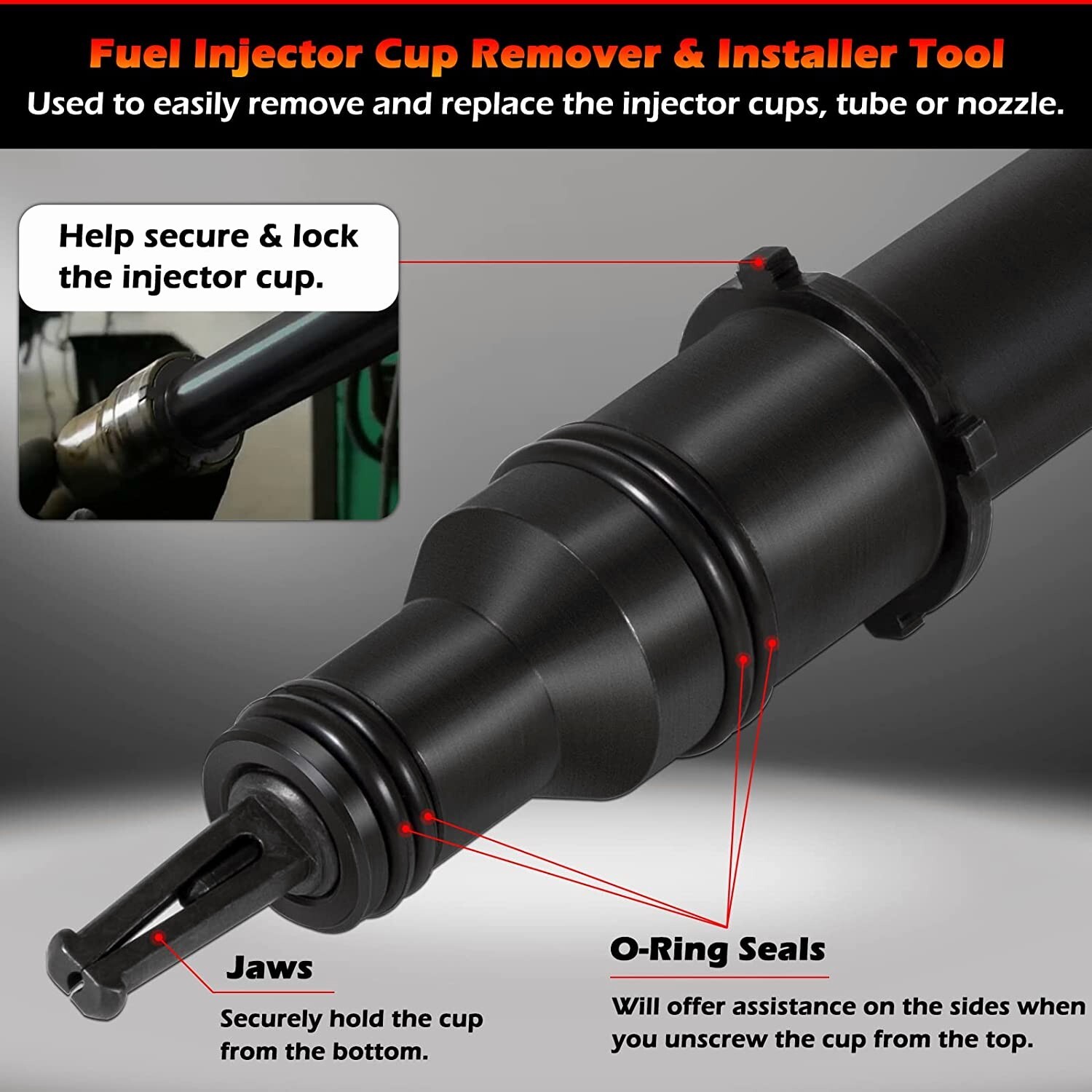 J-47388-A Injector Cup Nozzle Tube Remove/Installer for Detroit Diesel ...