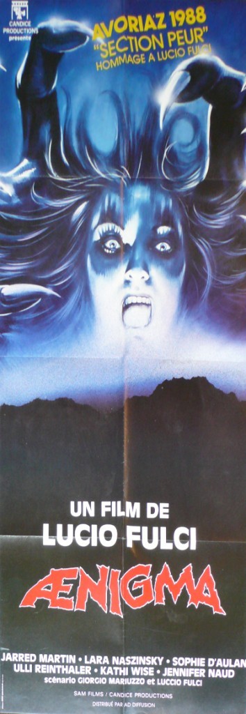 AENIGMA - LUCIO FULCI - RARE DOOR PANEL - ORIGINAL MOVIE POSTER | eBay