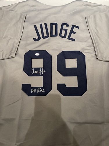 Aaron Judge Signed “All Rise” New York Yankees Autographed Jersey w ...