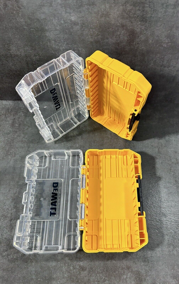 4 DEWALT Tough Case Drill Bit Tip Storage Organizer STACKABLE ...