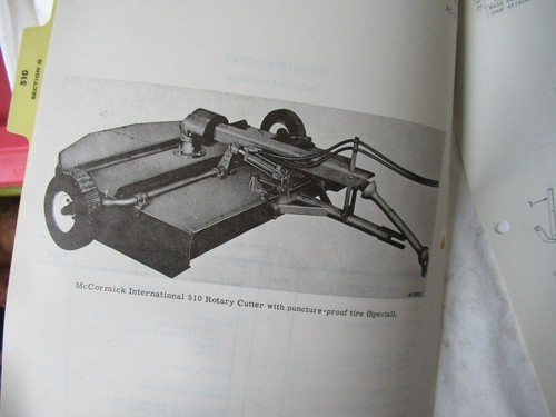 IH International 510 rotary cutter parts catalog | eBay