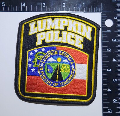 Lumpkin, Georgia, Police patch. 4x4.5 Inches. Great Condition! | eBay