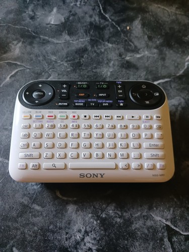 Genuine Sony NSG-MR1 Remote Control Qwerty Keyboard for BluRay NSZ-GT1 ...
