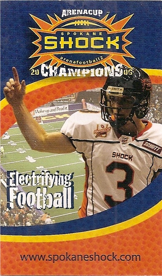 Spokane Shock Members Of The Spokane Shock Including Markee White And