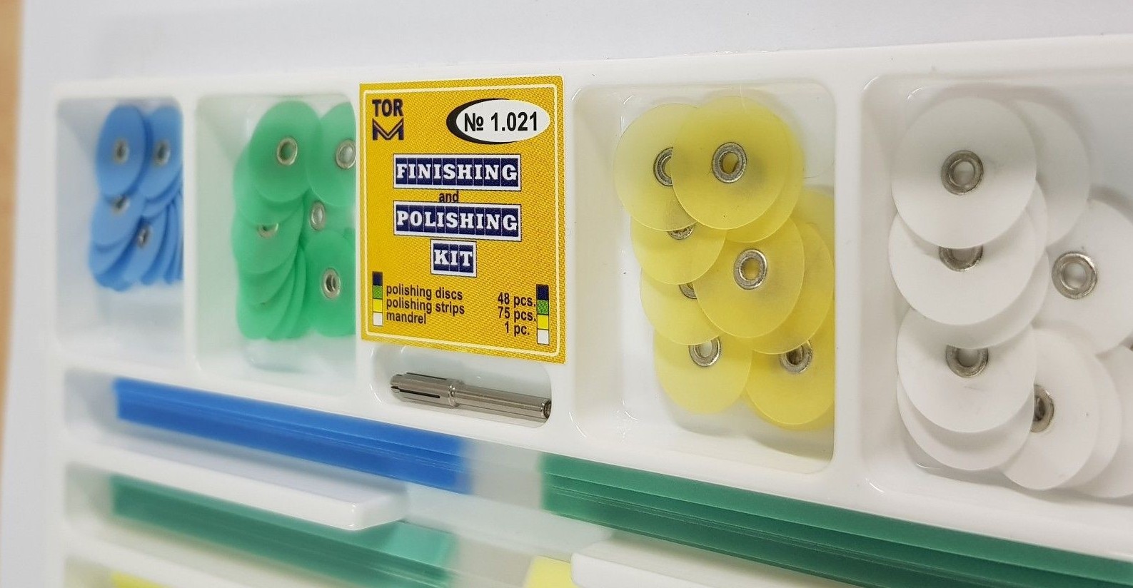 Dental Composite Finishing Polishing Discs kit 48 pcs strips 75 pcs 14 ...
