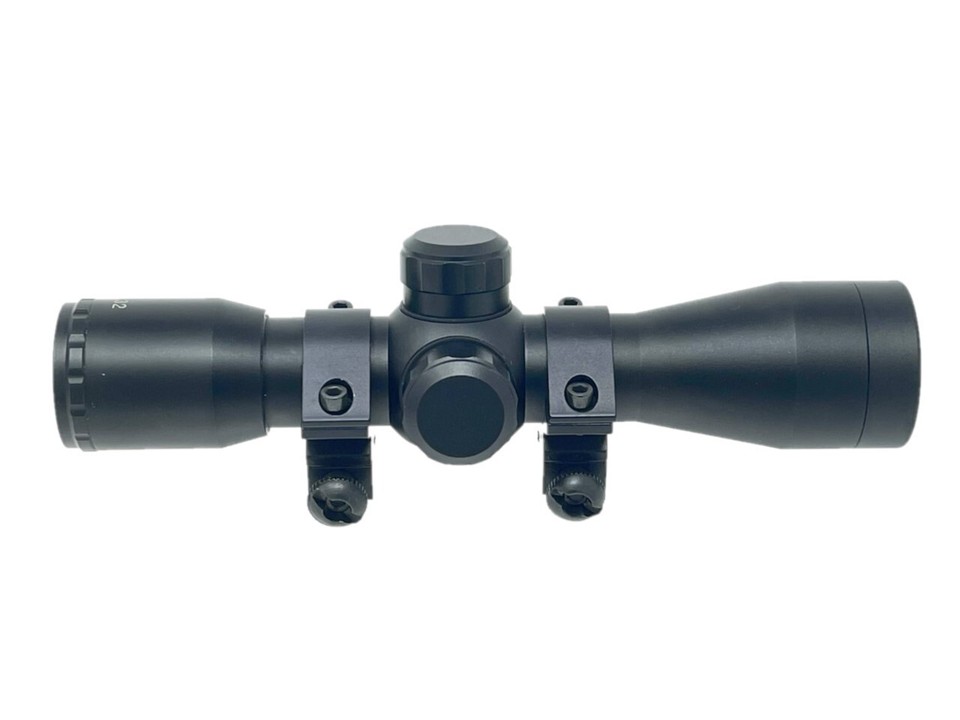 For SKS Scope Mount Combo + 4x32 Scope Range Finder Reticle + Rings ...