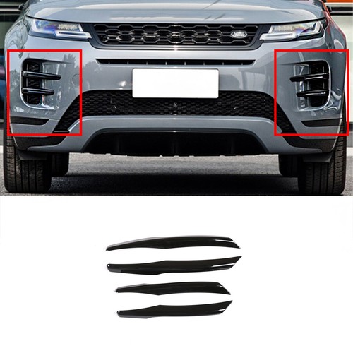 ABS Front Fog Light Lamp Trim For Range Rover Evoque 2019 2020 Glossy ...