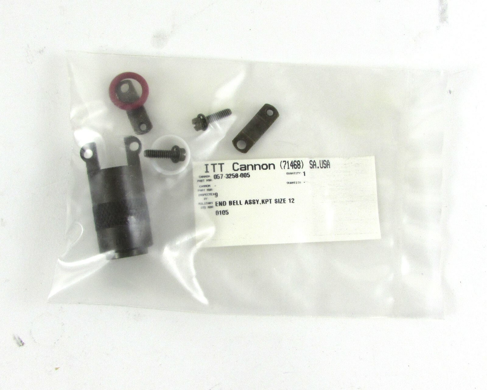 Lot (5) Cannon Backshell 057-3258-005 Size 12 For KPT, MS311, MS312 ...