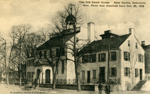 Postcard New Castle Delaware Old Court House E Challenger | eBay