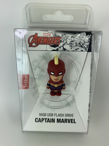Tribe Captain Marvel 16GB USB Flash Drive Avengers Memory Stick Factory ...