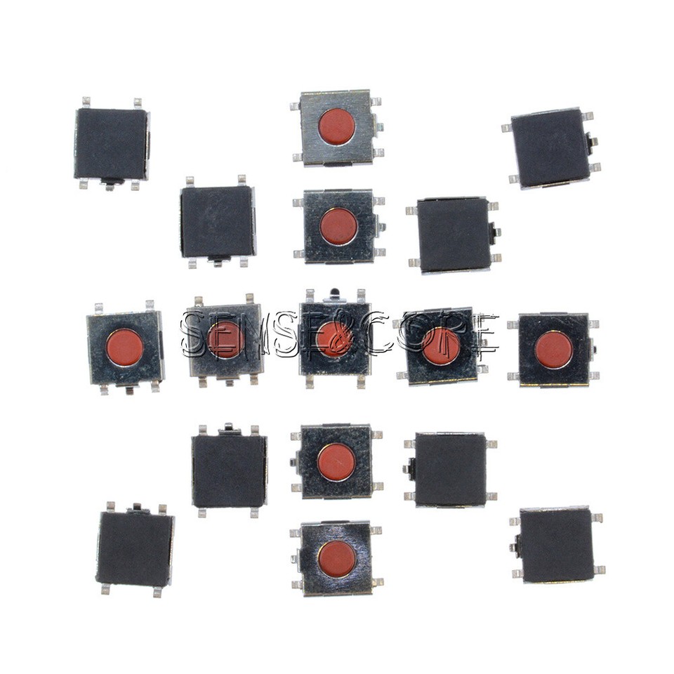 100PCS 6*6*2.5mm Touch Push Button Switch Tact Switch Micro 4-Pin SMD ...