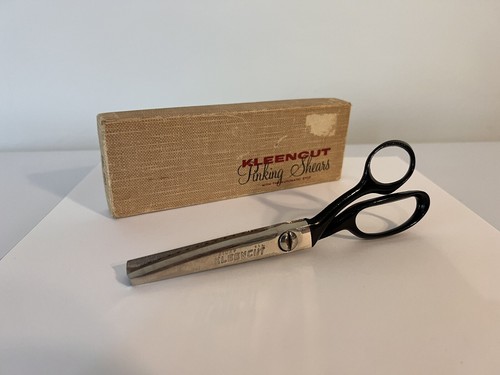 Vintage Kleencut Pinking Shears Scissors With Original Box | eBay