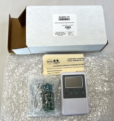 Traceable Refrigerator Freezer Thermometer 4127, 94460-72 With Memory ...