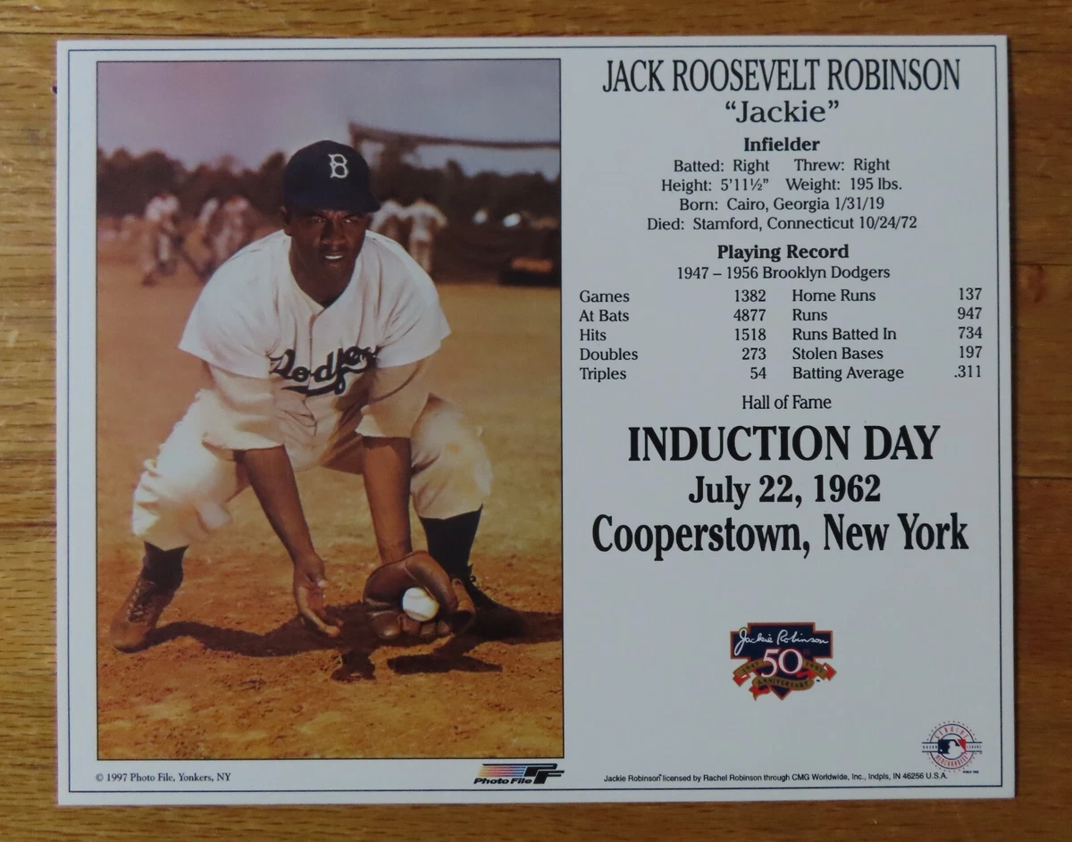 Jackie Robinson Honkbal Hall Of Fame