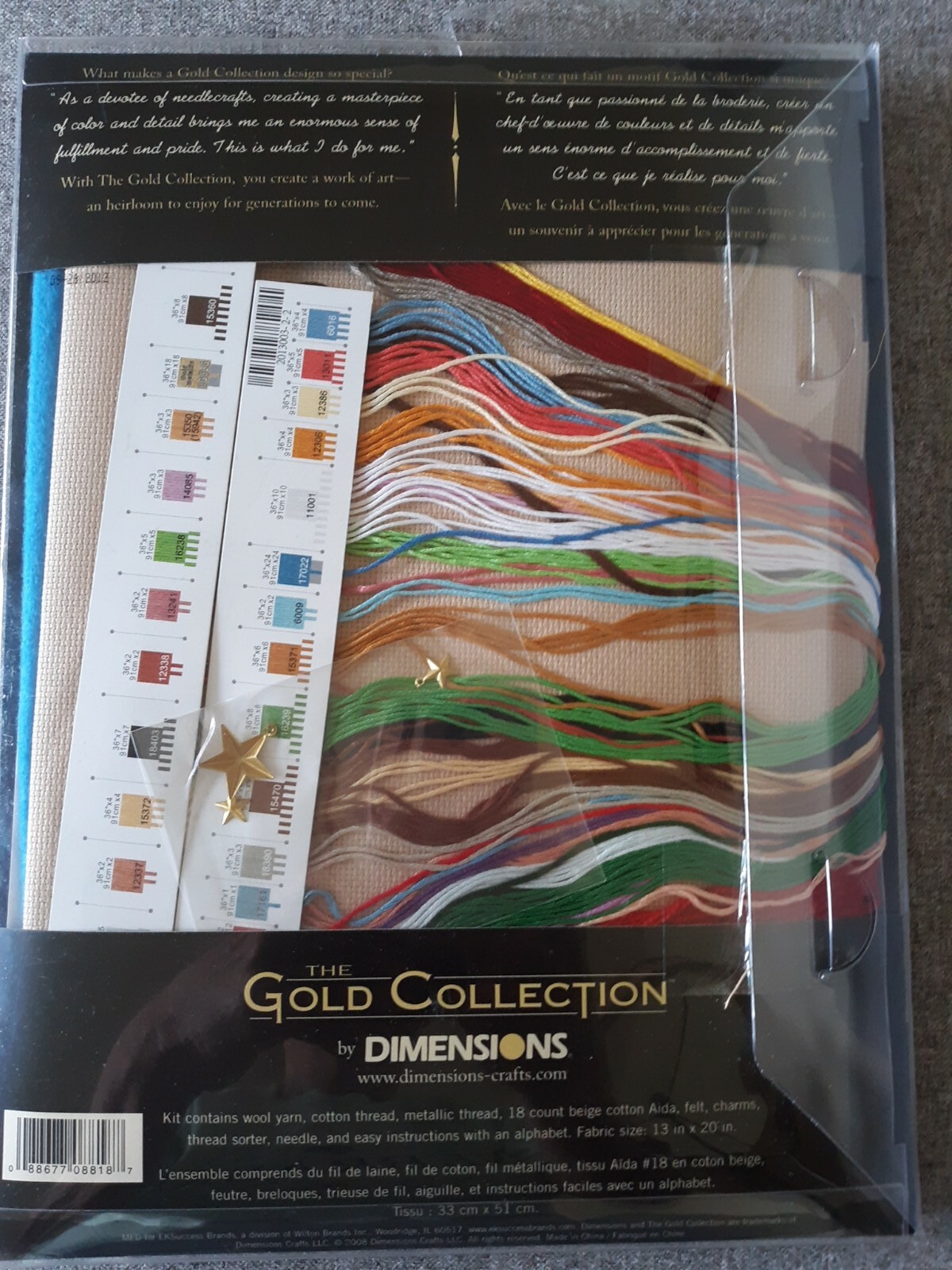 Dimensions Gold Collection Santa's Toys Stocking Counted Cross Stitch ...