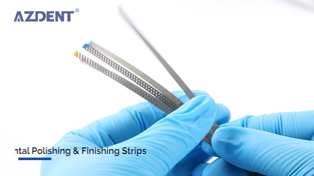 AZDENT Dental Saw Diamond Polishing Strips Orthodontic IPR Strip Fine ...