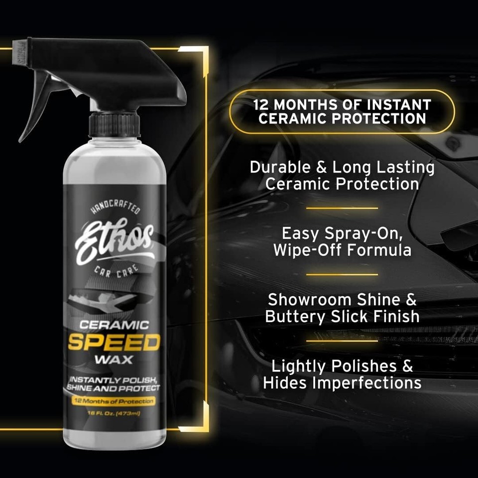 Ethos Ceramic Speed Wax - Ceramic Coating for Cars - Ceramic Coating ...