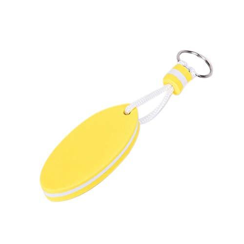 6 Pcs Floating Keychain Oval Float Key Ring for Boating Fishing Sailing ...