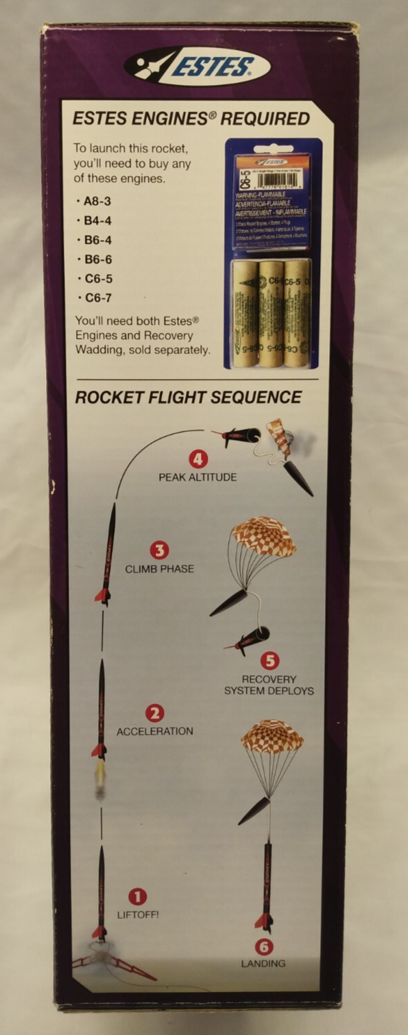 Estes Journey Flying Model Rocket Launch Set EST1441 - Engine Not ...
