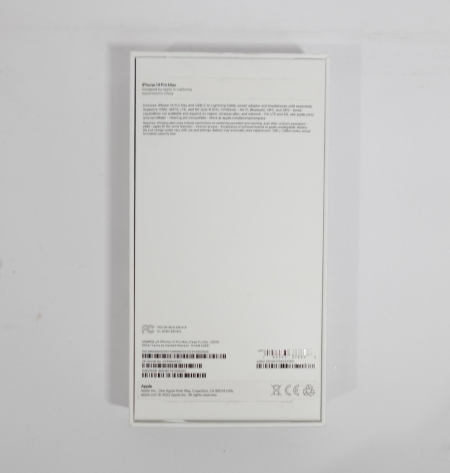 iPhone 14 Pro Max EMPTY Box Original Packaging USB-C to Lightning Cable ...