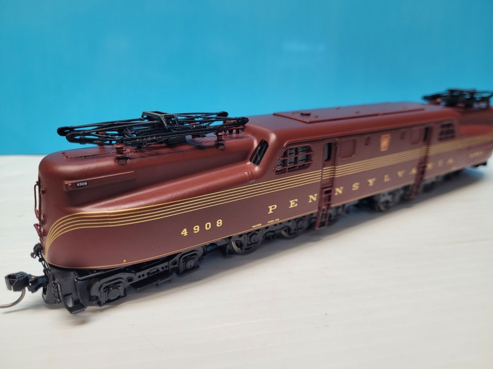 BWL 758 GG1 Electric PRR $ 4908 DCC&Soung Lighting Tuscaan Red 5 Stripe ...