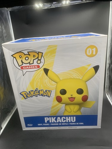18" Funko Pop! Games Pokemon Pikachu Jumbo Figure 01 BRAND NEW in Box ...