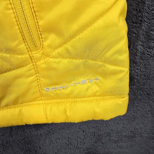 Columbia Mens Omni Heat Vest Medium Iowa Hawkeyes Yellow Caitlin Clark ...