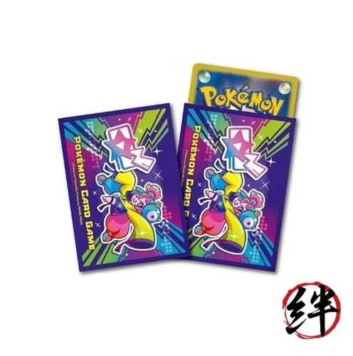 Pokemon TCG : Deck Shield Iono/Donna Monja TV - 64 Card Protector ...