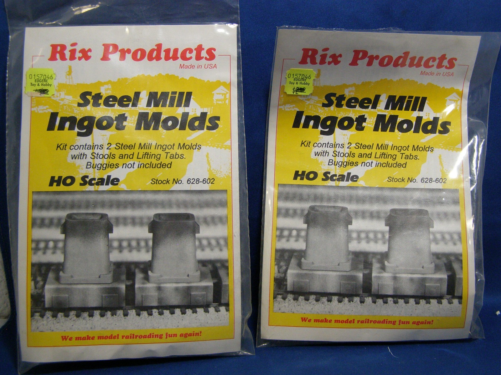 HO Scale Rix Steel Mill Ingot Mold 2 Kits RM | eBay