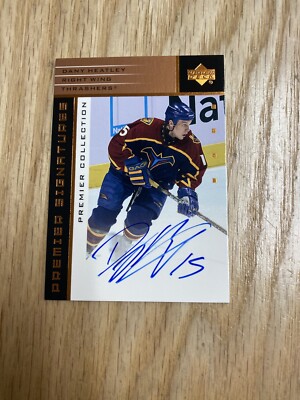 2002-03 Upper Deck Premier Signatures Dany Heatley Autographed Card | eBay