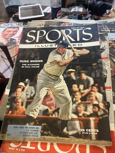 Sports Illustrated Magazine - 6/27/1955 - Duke Snider The Slugger in ...