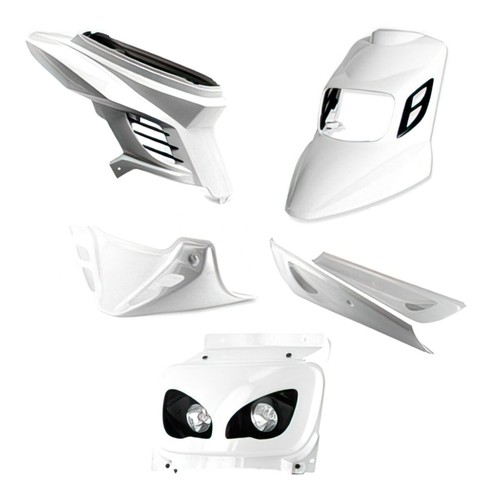 Kit Carène BCD RX 5 Pièces Blanc MBK 50 Booster 2004-2014 | eBay