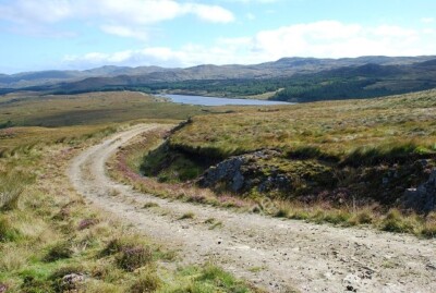Photo 6x4 Moorland track Ormsary/NR7472 Loch nan Torran in the distance ...