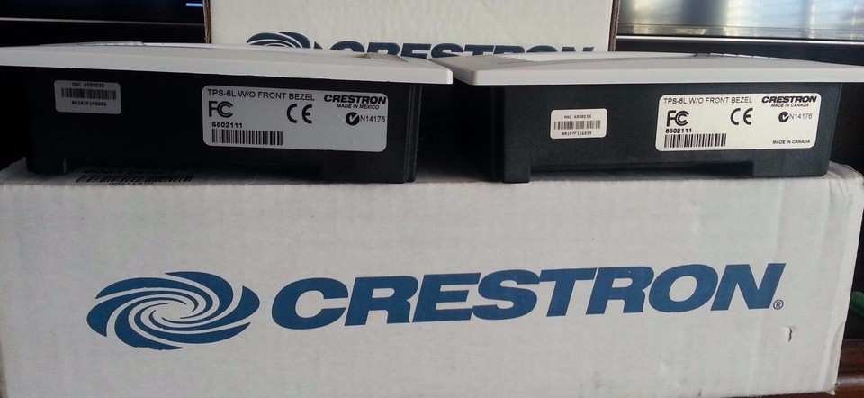 CRESTRON TPS-6L SCREEN repair service YOUR touch panel program recovery ...