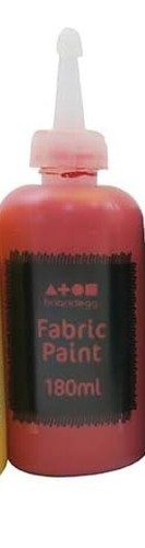 Brian Clegg Fabric Paint - Red - 180ml - Each - AK3304 | eBay UK