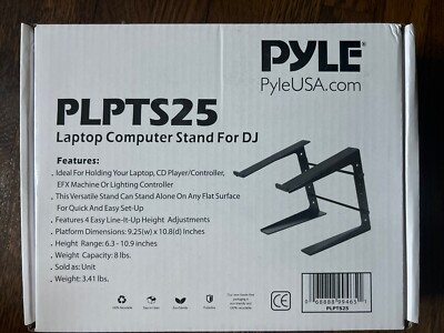 Pyle-Pro Laptop Computer Stand for DJ, PLPTS25 | eBay