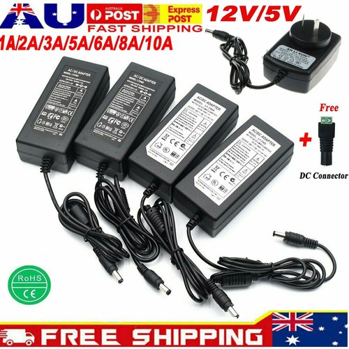 DC 240V TO 12V 5V 24V VOLT 1A 2A 5A 10A Power Supply Transformer ...