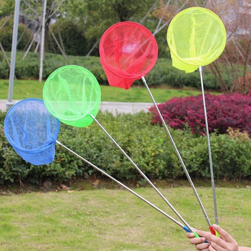 Extendable Kids Telescopic Butterfly Net Toy Catching Bugs Insect Fish ...