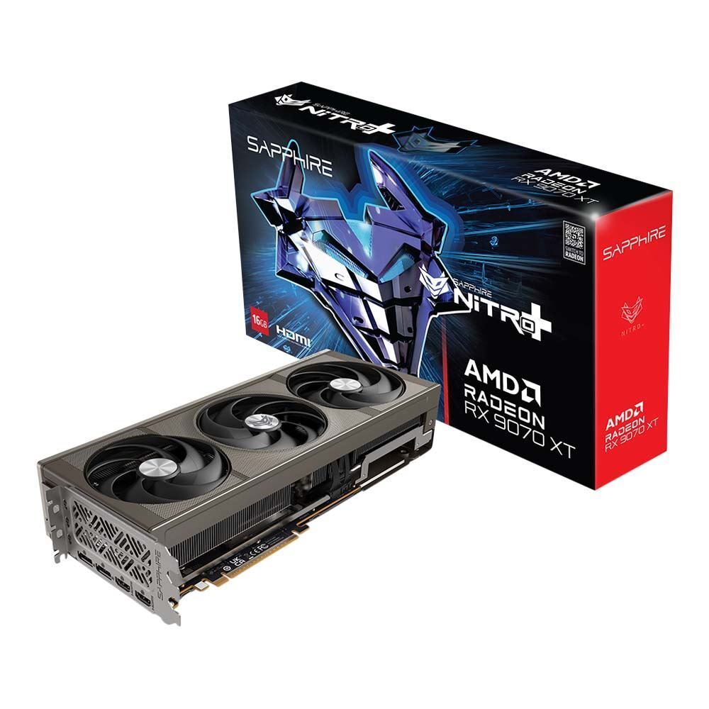 SAPPHIRE NITRO+ Radeon RX 9070 XT 16GB GDDR6 PCI Express 5.0 SAPPHIRE NITRO+ Radeon RX 9070 XT 16GB GDDR6 PCI Express 5.0