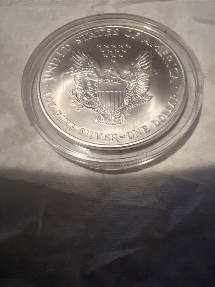 2000 FULL COLORIZED American Silver Eagle 1 Troy Oz ,1 Dollar Coin BU ...