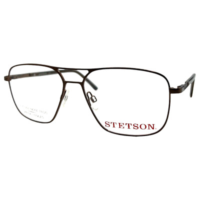 STETSON 371 097 56/15/145 - BROWN - NEW Authentic MEN EYEGLASSES Frame ...
