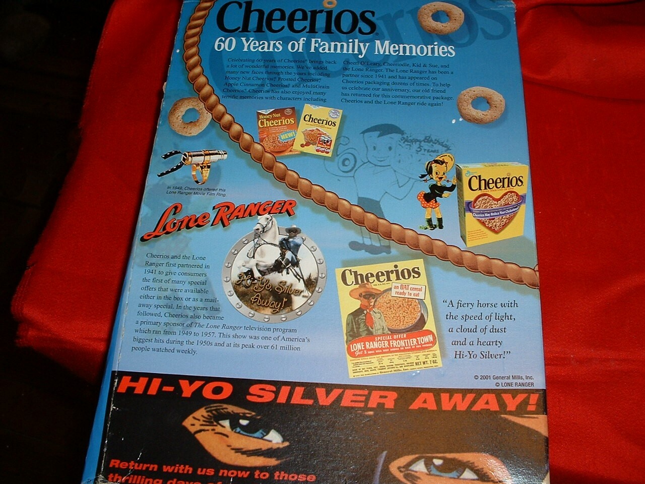 Cheerios 60th year Mini retro lunch box, in cheerios box | eBay
