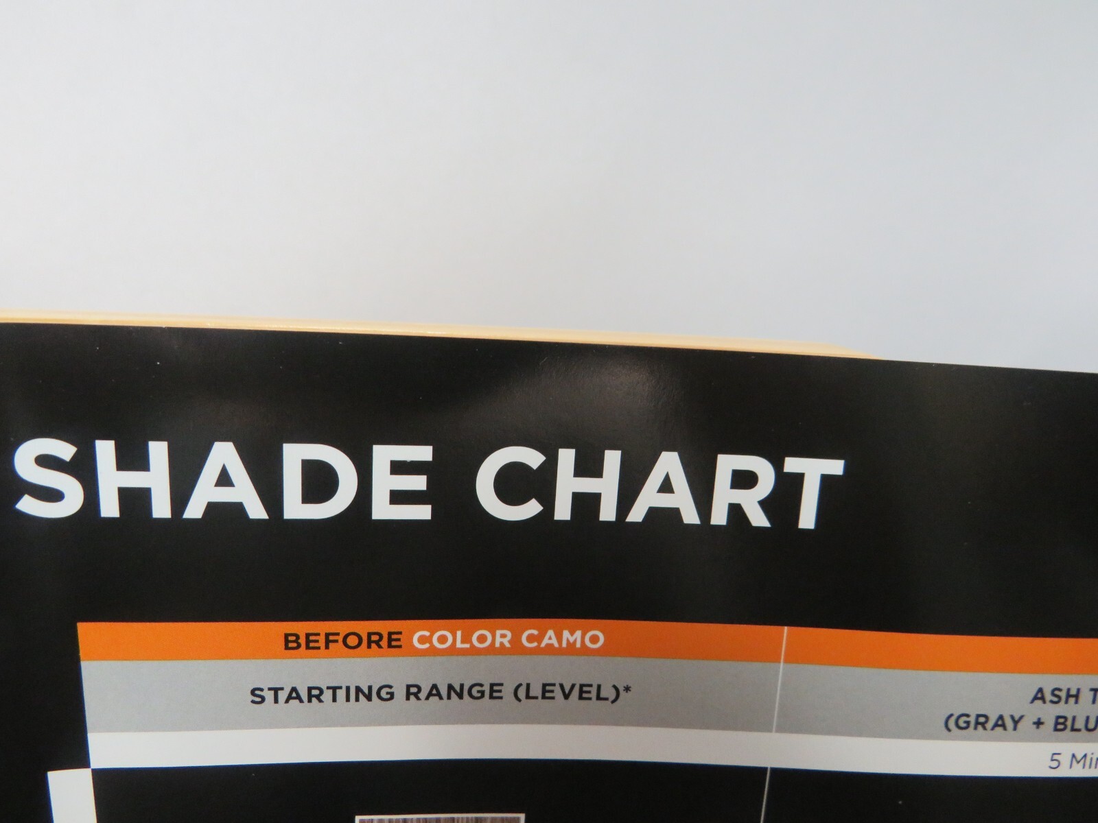Redken Brews Shade Chart Color Camo Gray Camouflage Salon 17" x 2 NYC ...