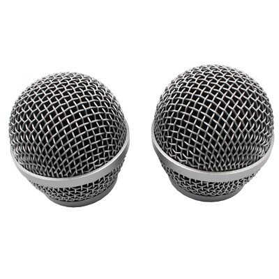 2 Pack PG58 Microphone Grille Replacement For shure PG48 PG58 Vocal ...