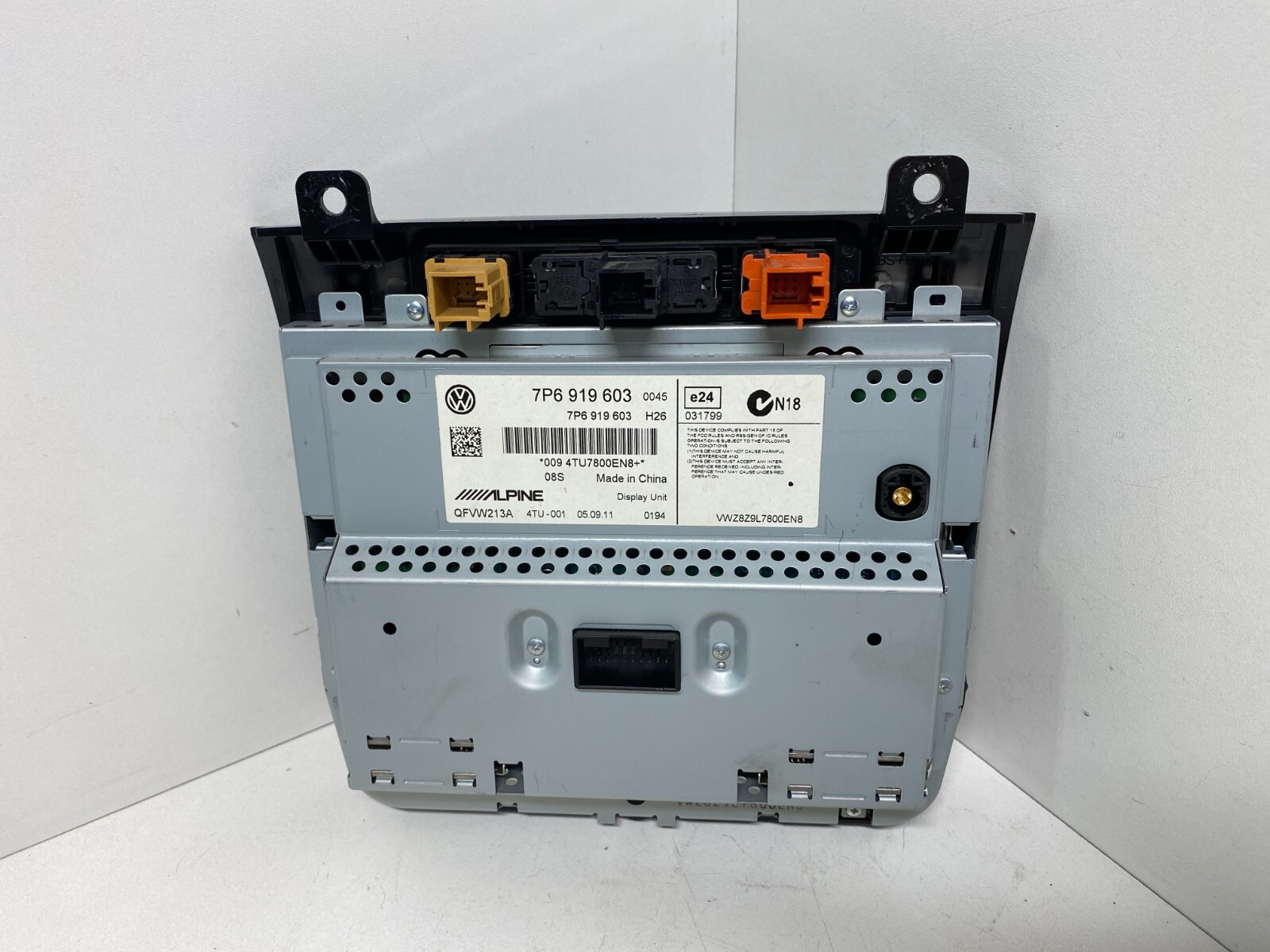 #8 VW TOUAREG II 7P NAVIGATION SCREEN MONITOR DISPLAY 7P6919603 | eBay